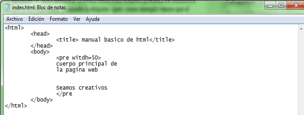 Comenzando con HTML – Sistemasumma.com