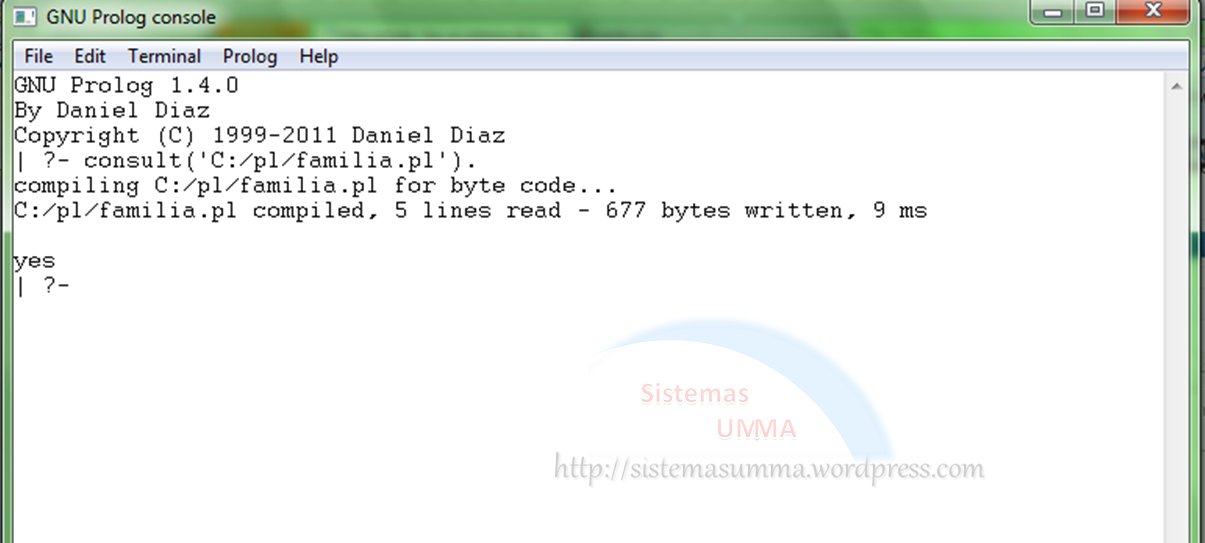 Programación logica. (PROLOG) – Sistemasumma.com